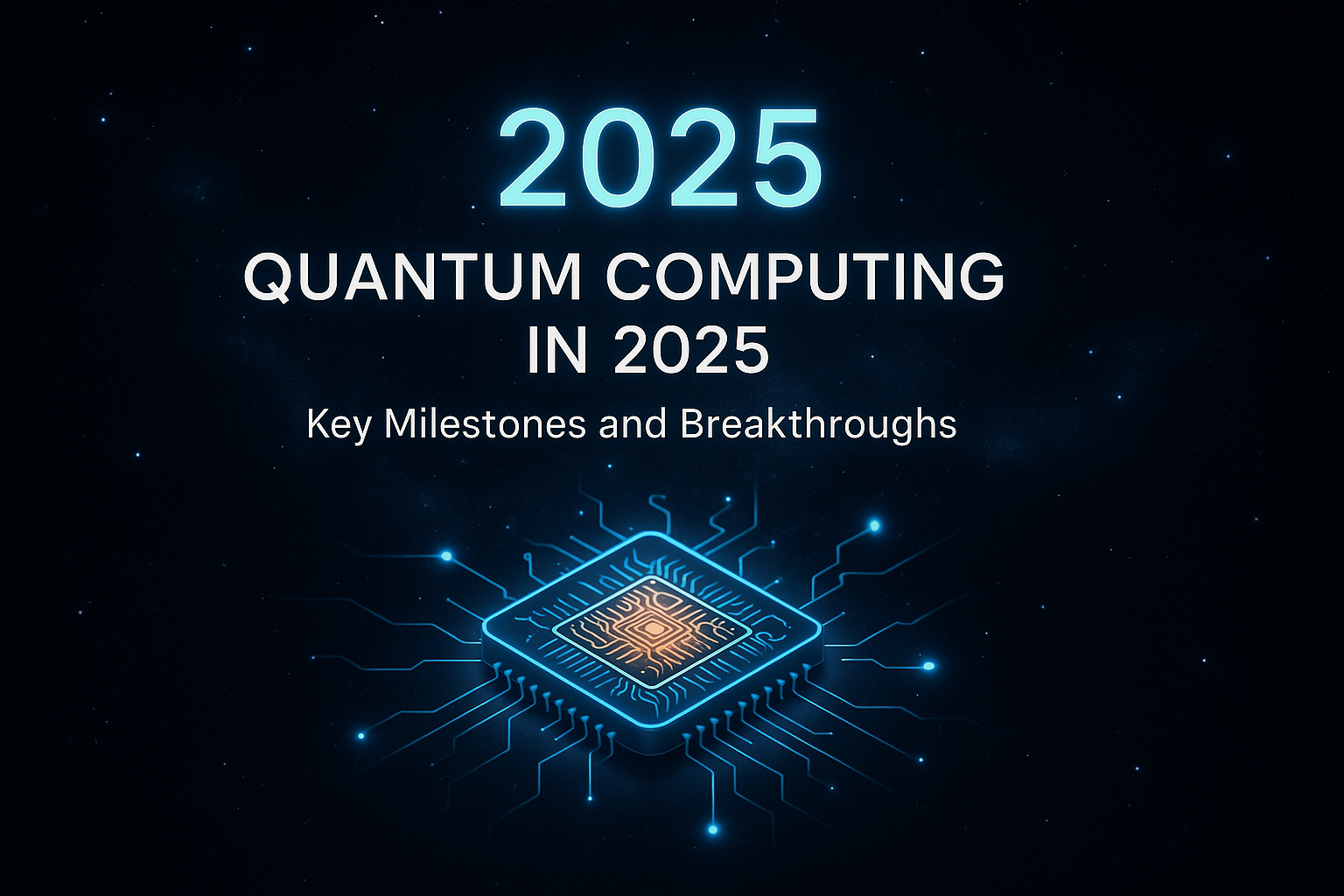 Quantum Computing in 2025: Key Milestones and Breakthroughs - Quantum Computing