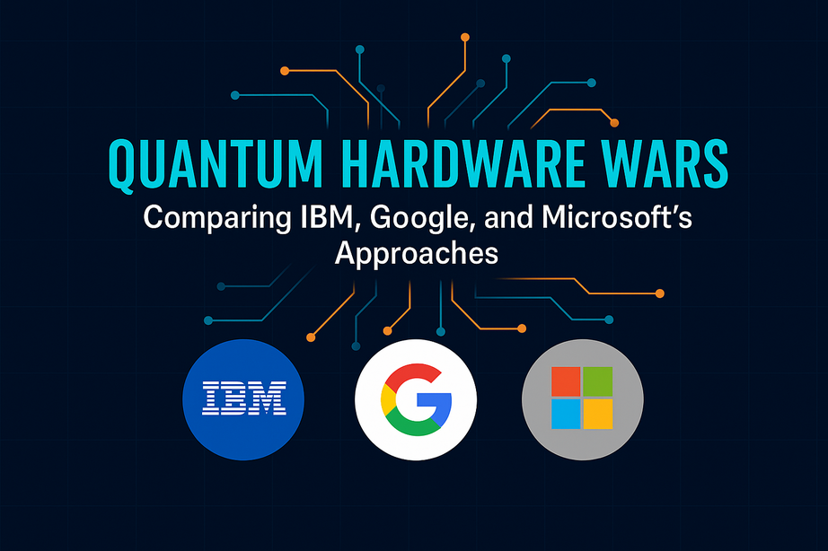 Quantum Hardware Wars: Comparing IBM, Google, and Microsoft's Approaches - Quantum Computing